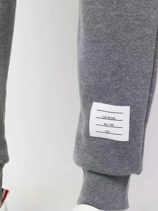 Thom Browne 4-bar Wool Track Pants - Grey