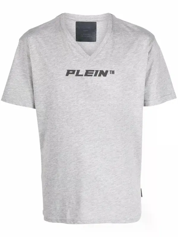 Philipp Plein V-neck Logo-print T-shirt