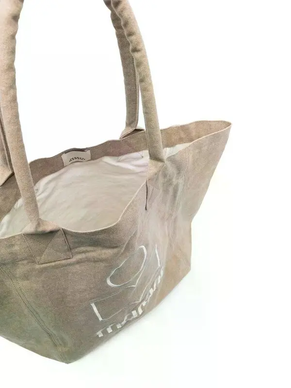 Isabel Marant Étoile Yenky Canvas Logo Tote Bag