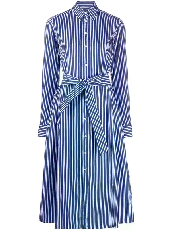 Polo Ralph Lauren Striped Cotton Shirt Dress
