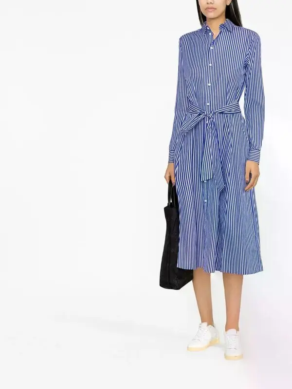 Polo Ralph Lauren Striped Cotton Shirt Dress