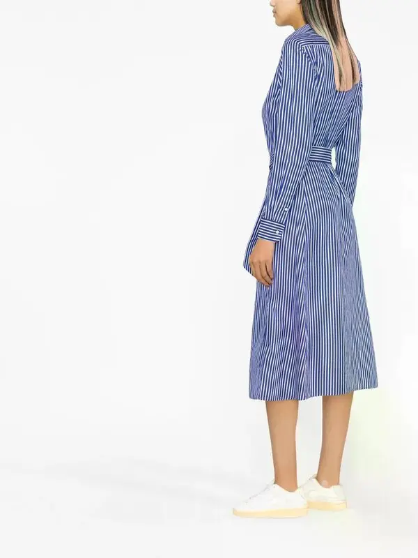 Polo Ralph Lauren Striped Cotton Shirt Dress