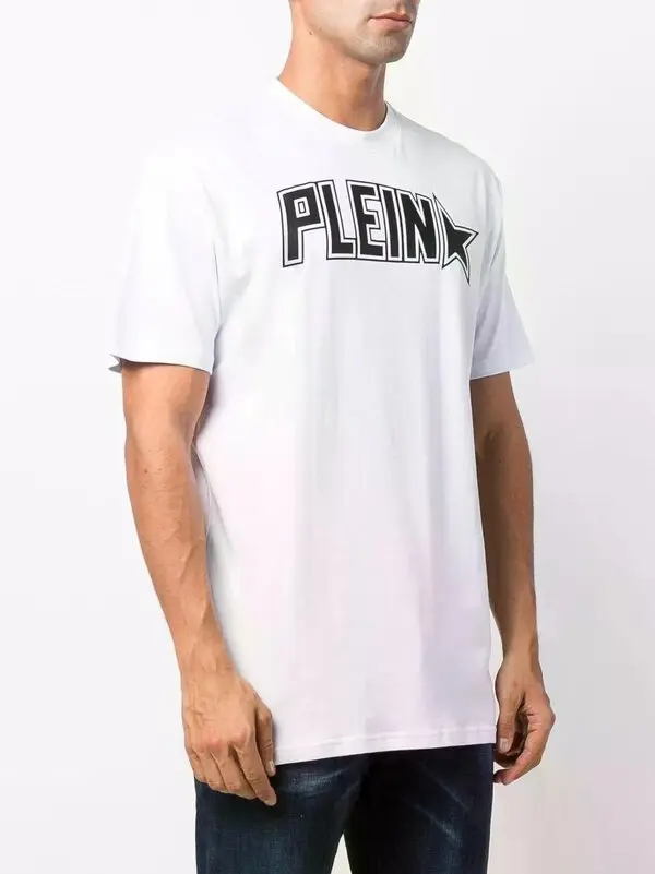 Philipp Plein Plein Star Logo Print T-shirt