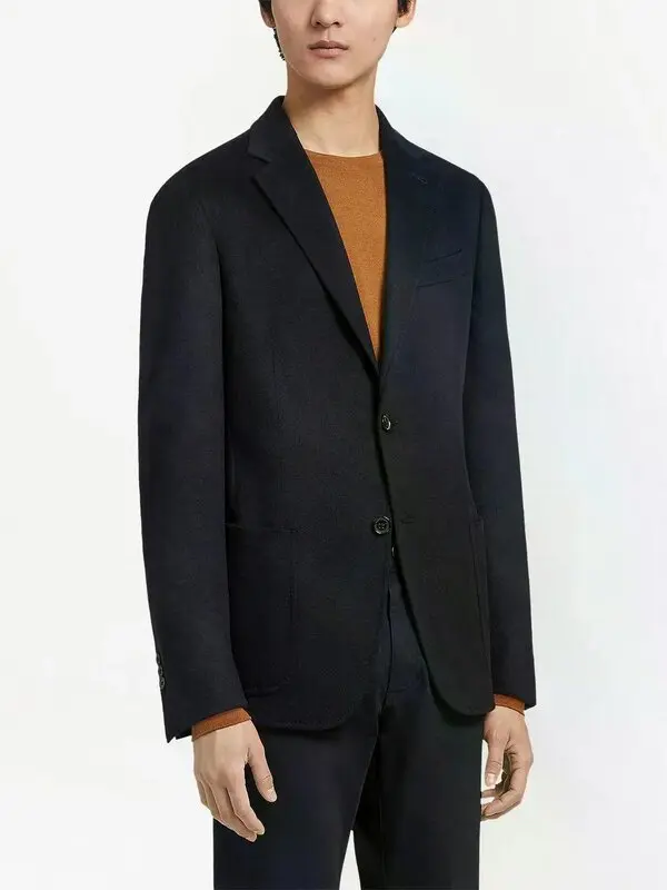 Zegna Oasi Single-breasted Cashmere Blazer - Blue