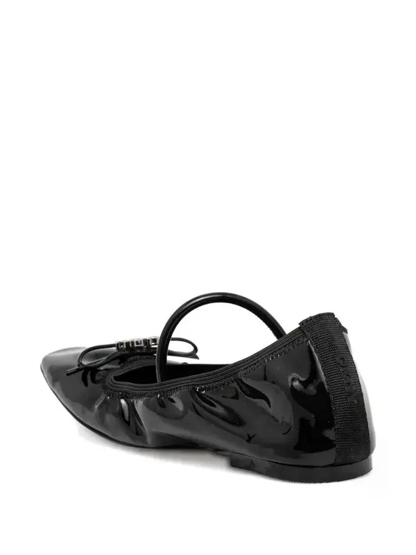 Dkny Ballerina Shoes With Bow Detailing