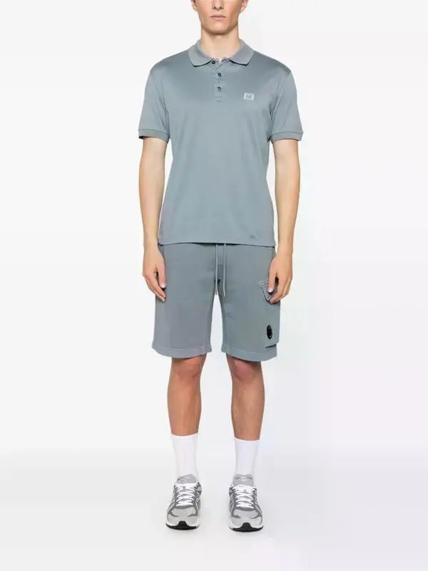 C.P. COMPANY Logo-patch Polo Shirt