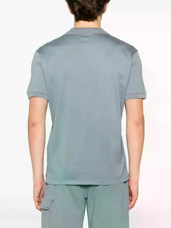 C.P. COMPANY Logo-patch Polo Shirt