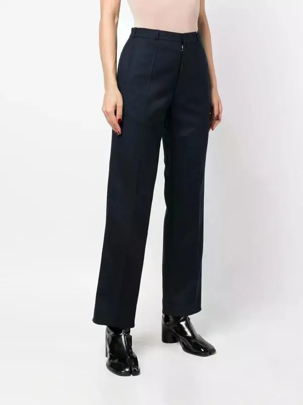 MAISON MARGIELA Tailored Wool Trousers - Blue