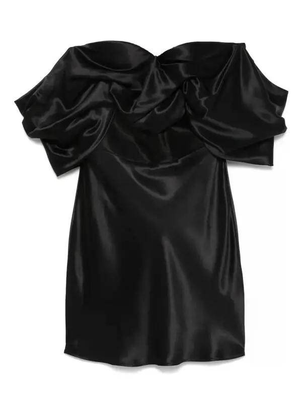 Giuseppe Di Morabito Silk Mini Dress - Black