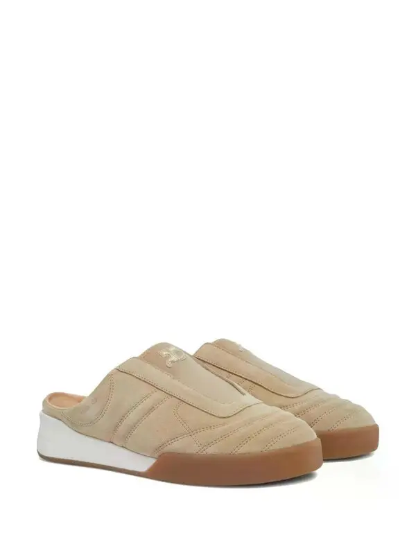 COURREGES Suede Club 02 Mules - Neutrals
