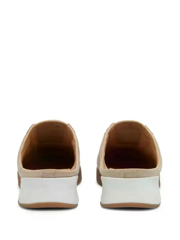 COURREGES Suede Club 02 Mules - Neutrals