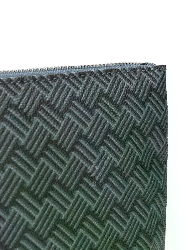 DELAGE Pochette Plate Gm Clutch Bag - Grey
