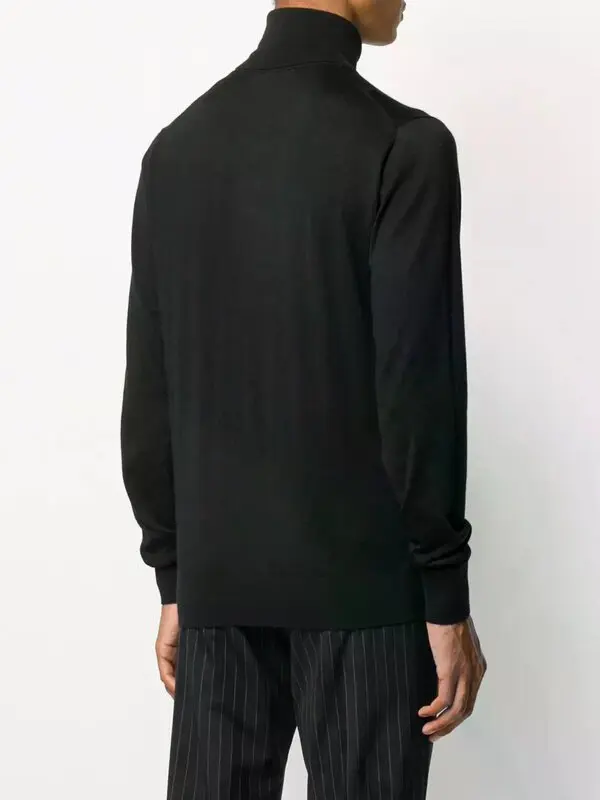 Dolce & Gabbana Cashmere Roll Neck Jumper - Black