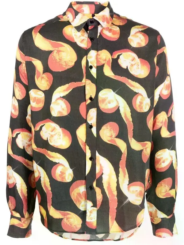 Viktor & Rolf Graphic Print Long Sleeve Shirt