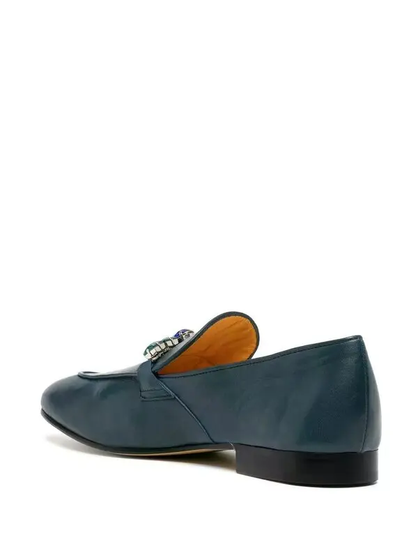 MADISON MAISON Crystal-embellished Flat Loafers