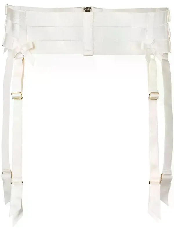 BORDELLE Strap Suspender Belt - Neutrals