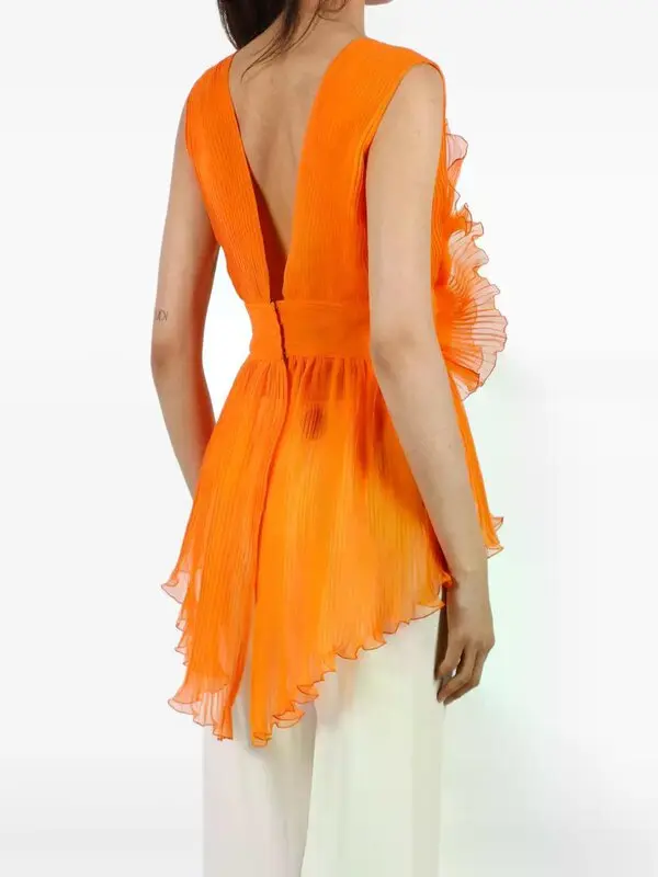 Alberta Ferretti Floral Silk Top