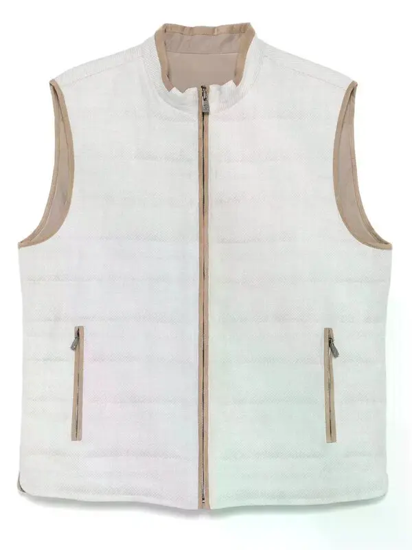 Corneliani Quilted Waistcoat - Grey