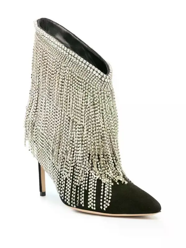 SOPHIA WEBSTER Xena Crystal-embellished Boots - Black