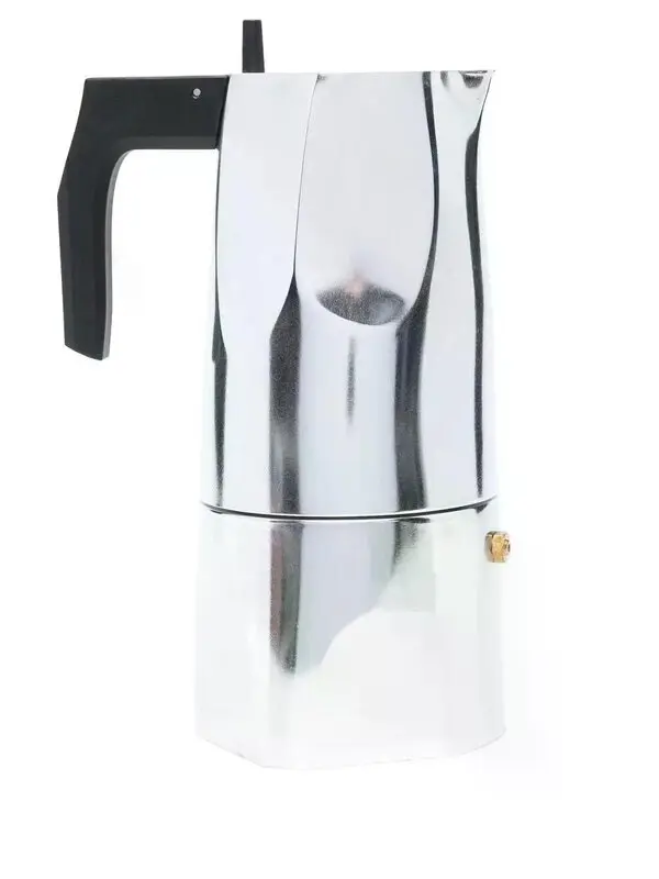 ALESSI Ossidiana 6 Cups Espresso Coffee Maker - Silver