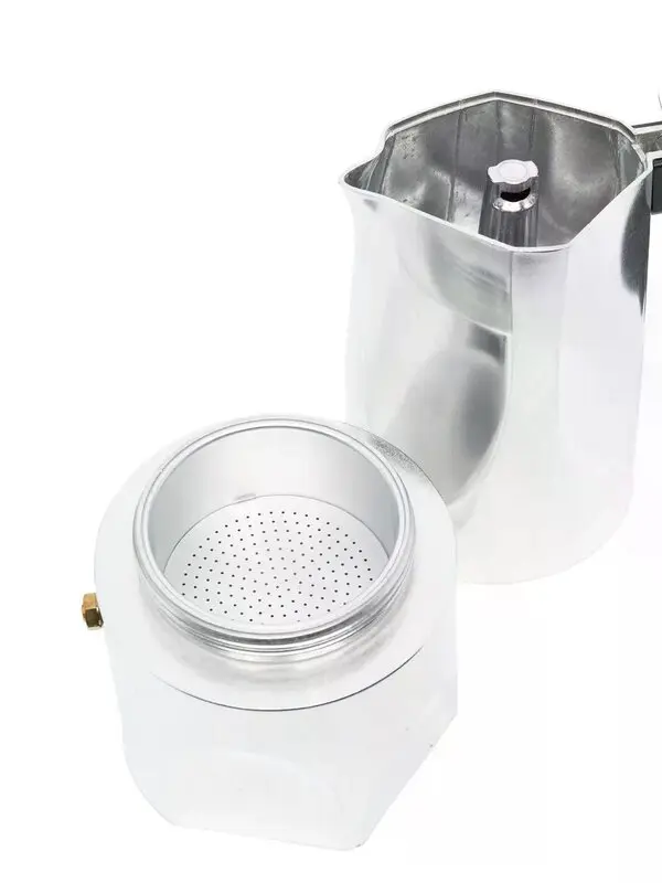 ALESSI Ossidiana 6 Cups Espresso Coffee Maker - Silver