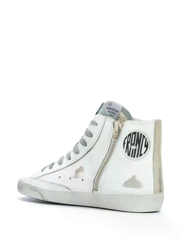 GOLDEN GOOSE Francy Distressed High Top Sneakers