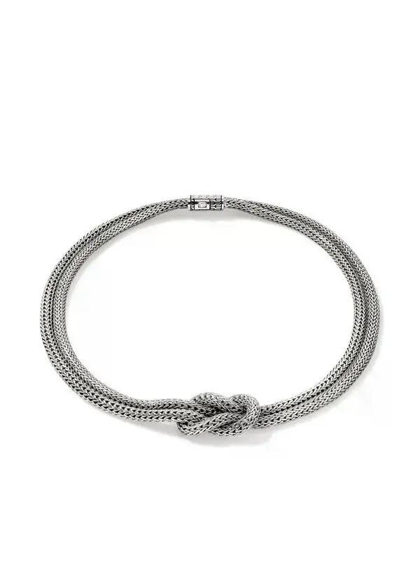 John Hardy Sterling Love Knot Necklace