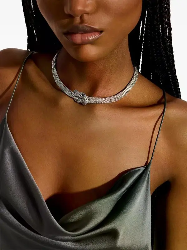 John Hardy Sterling Love Knot Necklace