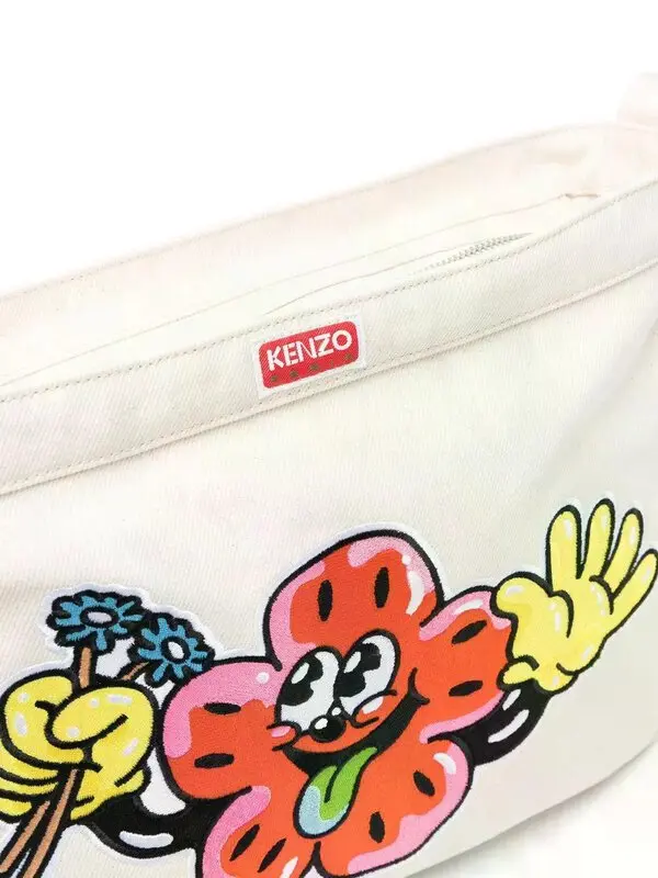 Kenzo Logo Patch Shoulder Bag