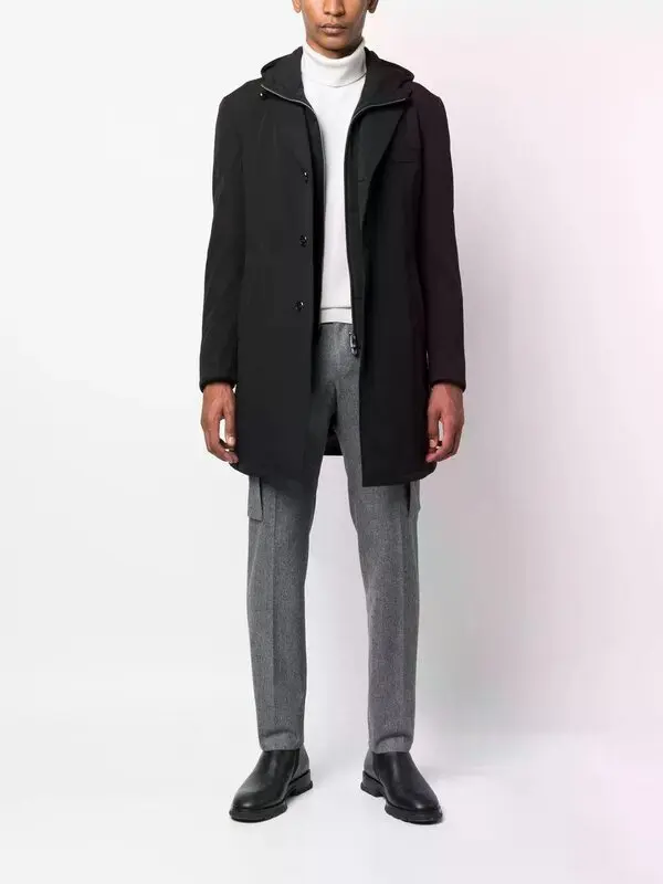 Corneliani Single-breasted Hooded Jacket