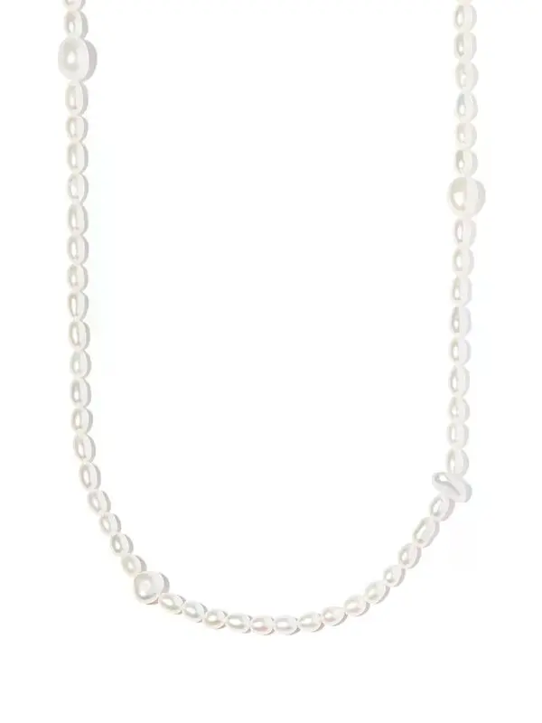 MARIA BLACK Martini Pearl Necklace - Silver