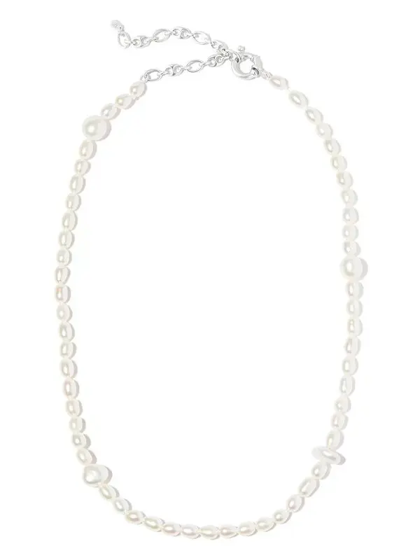 MARIA BLACK Martini Pearl Necklace - Silver