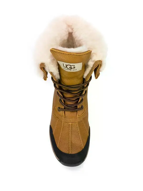 UGG Shearling Lined Lace-up Boots