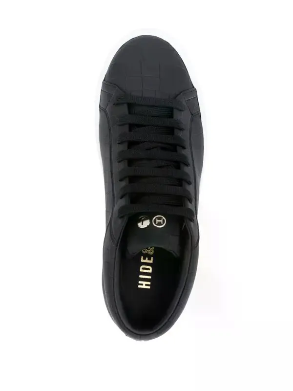 HIDE&JACK Essence Croc Effect Sneakers