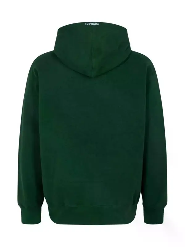 Supreme S Logo Drawstring Hoodie - Green