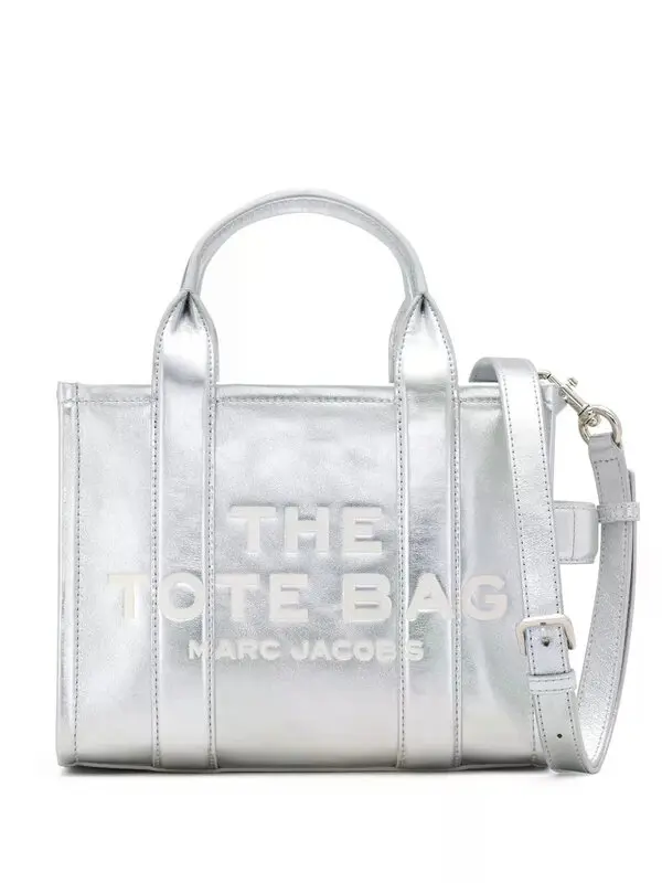 Marc Jacobs The Small Metallic Tote Bag - Silver