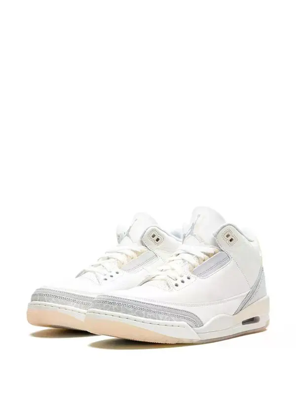 JORDAN Air 3 Retro Craft Ivory Sneakers - White