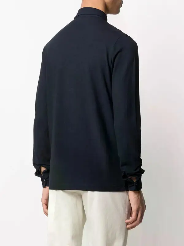 ZANONE Regular-fit Cotton Shirt - Blue