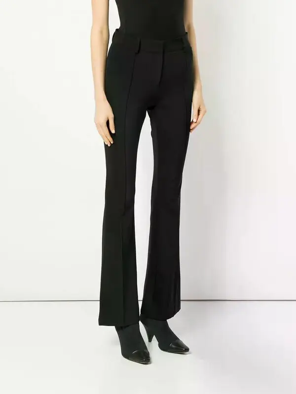 Veronica Beard Hibiscus Flared Trousers