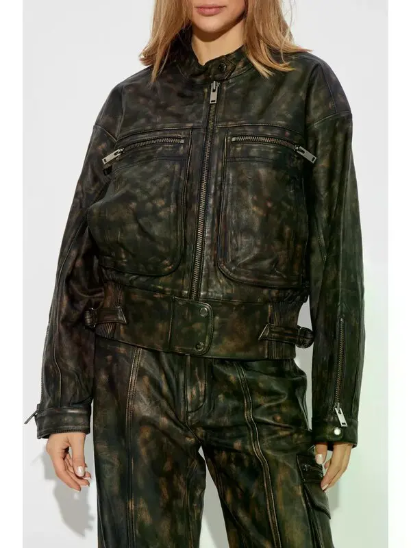 GESTUZ Lambskin Leather Jacket