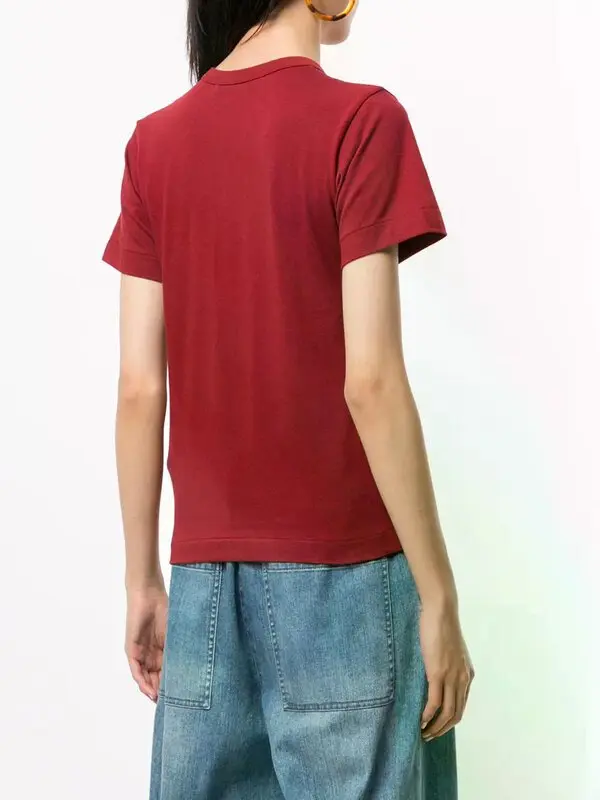 Play Comme Des Garcon Embroidered Heart T-shirt