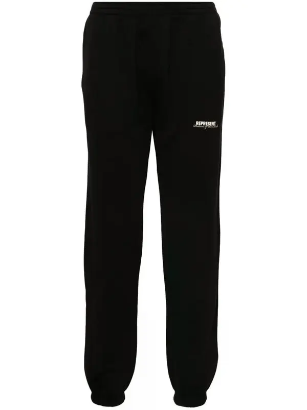 REPRESENT Patron Of The Club Cotton Track Pants - Black