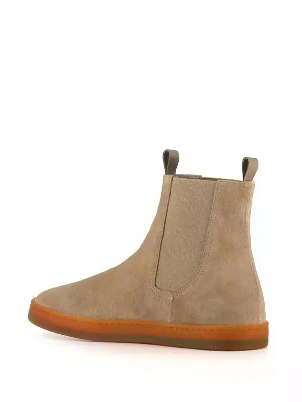 Officine Creative Elasticated Leather Boots - Neutrals