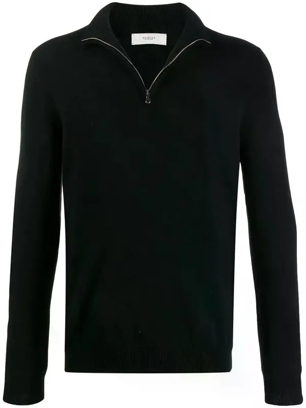 Pringle Of Scotland Half-zip Cashmere Jumper - Black