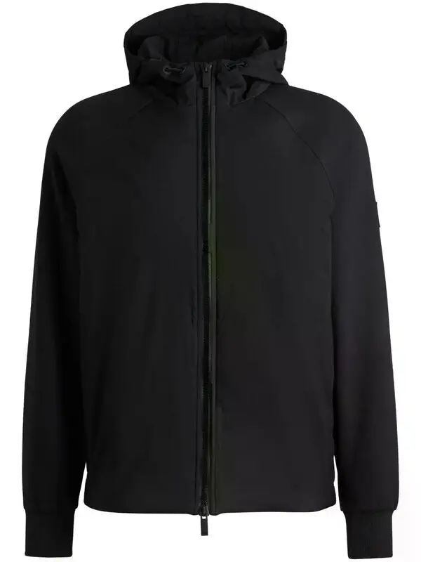 BOSS Logo-appliqué Hooded Jacket