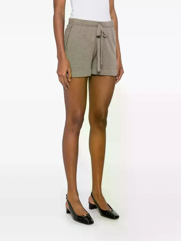 P.a.r.o.s.h Fine-knit Mini Shorts - Neutrals