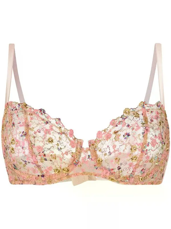 GILDA & PEARL Fleuriste Lace Bra - Pink