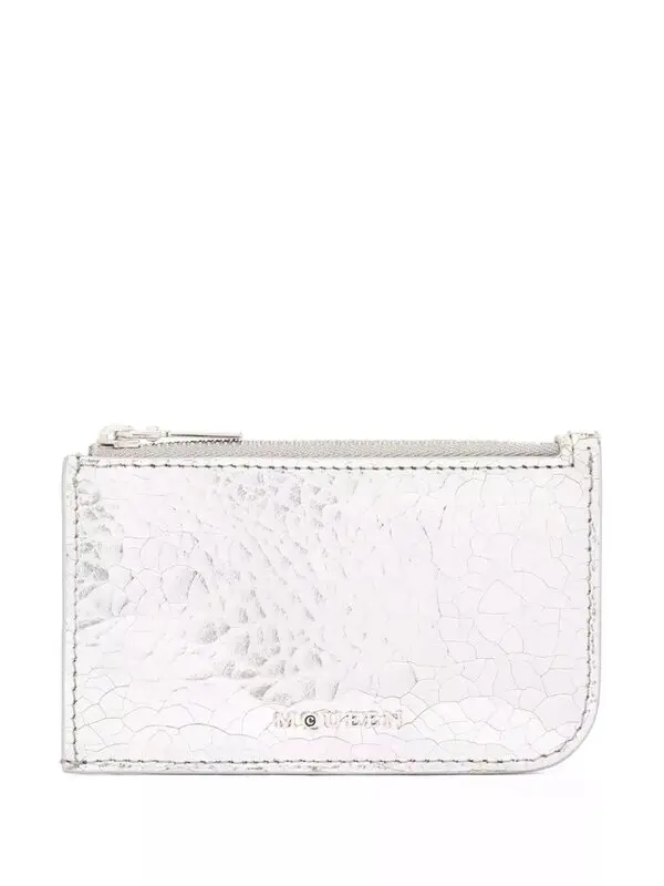 Alexander McQueen Sling Wallet - Silver