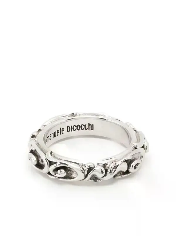 Emanuele Bicocchi Arabesque Band Ring - Silver