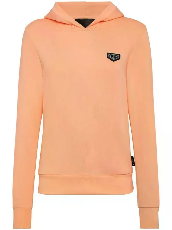 Philipp Plein Logo-plaque Hoodie - Orange